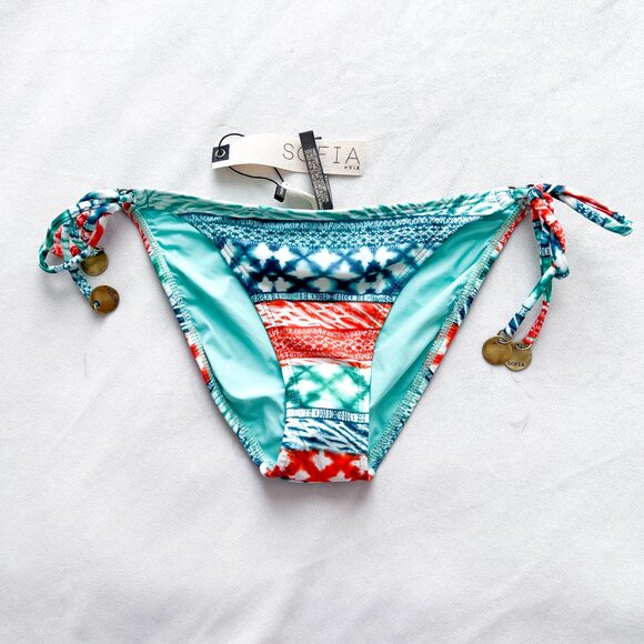 SOFIA by ViX | Swim | Sofia By Vix Blue And Orange Boho Marseilles ...